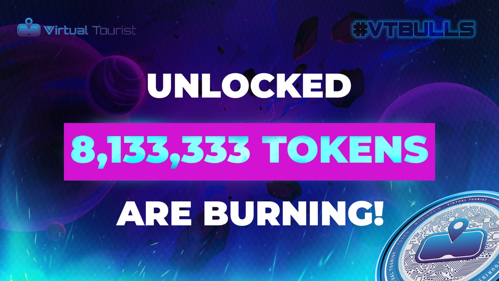 Virtual Tourist App & Token on Twitter: "💥As a P2E reward, 8,133,333 tokens unlocked will be ...
