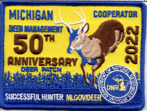 Michigan DNR WLDLife on Twitter: "The 2022 Michigan deer cooperator patch is now available for ...