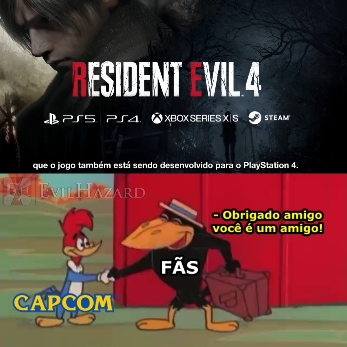 EvilHazard on Twitter: "Obrigado obrigado OBRIGADO Capcom haha, fãs no mundo inteiro agradecem ️ ...