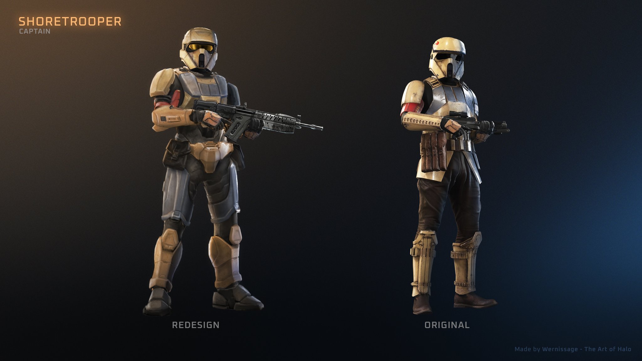Wernissage - The Art of Halo on Twitter: "SHORE TROOPER (Captain) https://t.co/hnmIfSjQMX" / Twitter