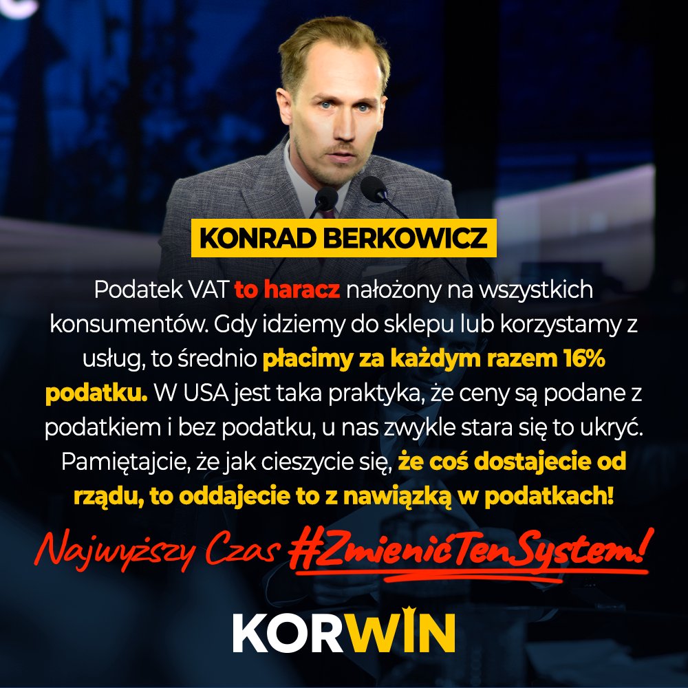 Partia KORWiN on Twitter: "A ile wynosi VAT na węgiel @pisorgpl? https://t.co/r1PHLT6OSu" / Twitter