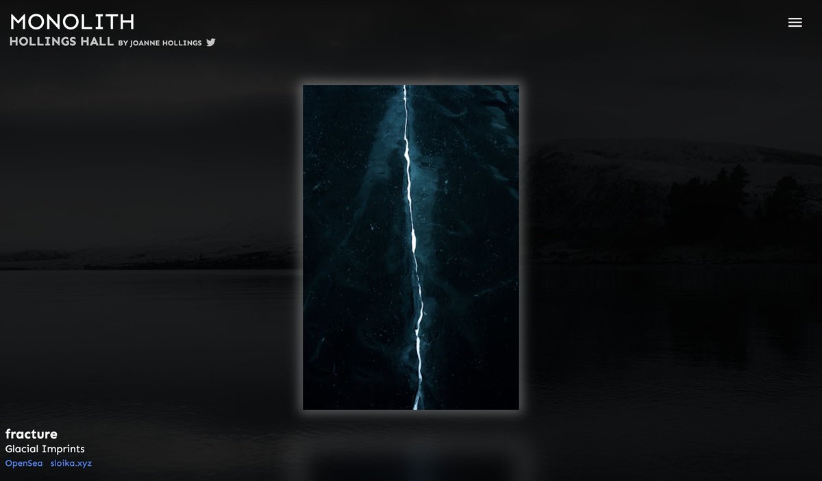 MONOLITH Gallery on Twitter: "(16/24) GLACIAL ETCHES Curated by @saraboychuk_ (Exhibited in ...