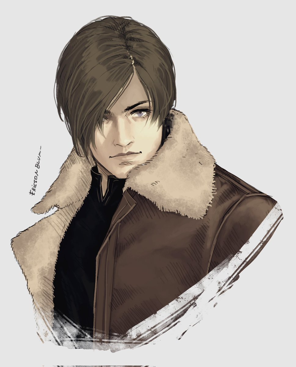 Eevee Dimitrescu On Twitter Rt Ericsonblum Re4r Leon Sketch
