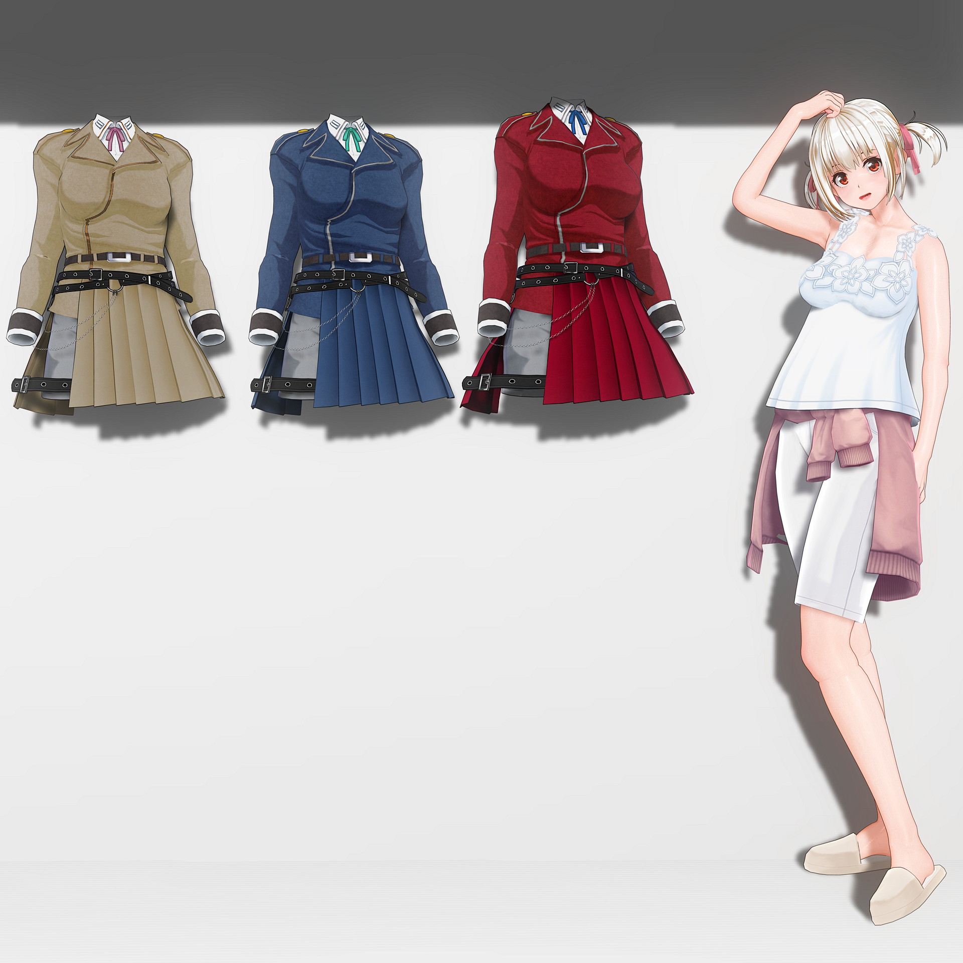 趣味のお部屋 on Twitter: "#COM3D2 #カスタムオーダーメイド3D2 #mod#N##N#『[HFR]DA制服風トップス&ボトムス』#N#https://t.co ...