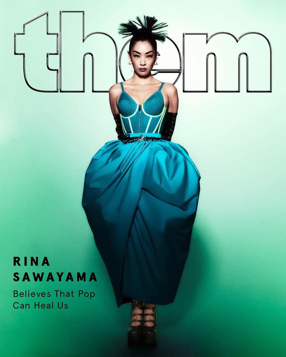 Pop Crave on Twitter: ".@RinaSawayama looks beautiful for Them Magazine. 💚"
