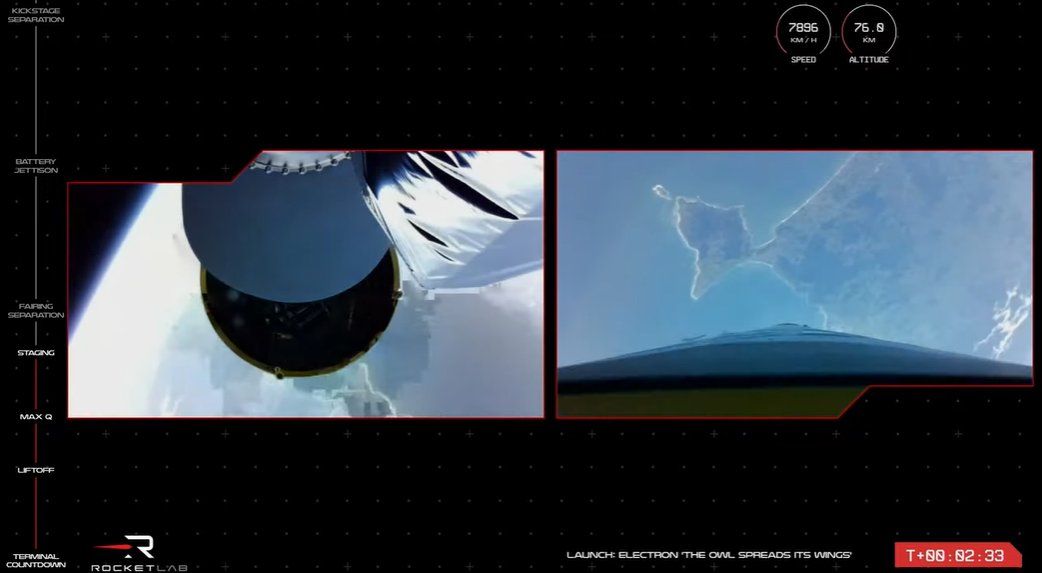Rocket Lab on Twitter: "Main engine cut-off on Electron’s first stage."