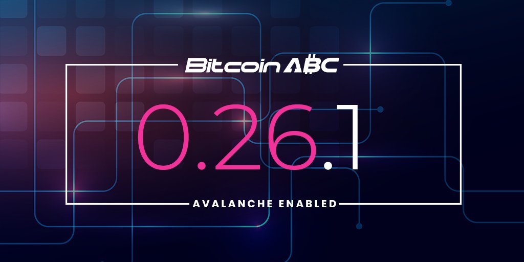 Bitcoin ABC on Twitter: "Bitcoin ABC 0.26.1 is now available! This release includes a stability ...