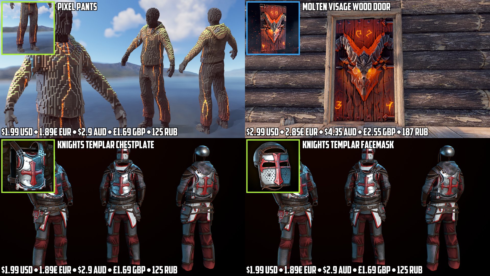 Rust Item Store on Twitter: "🚨 NEW LIMITED ITEM STORE 🚨 https://t.co/sR2MXEplhR #rust #playrust ...