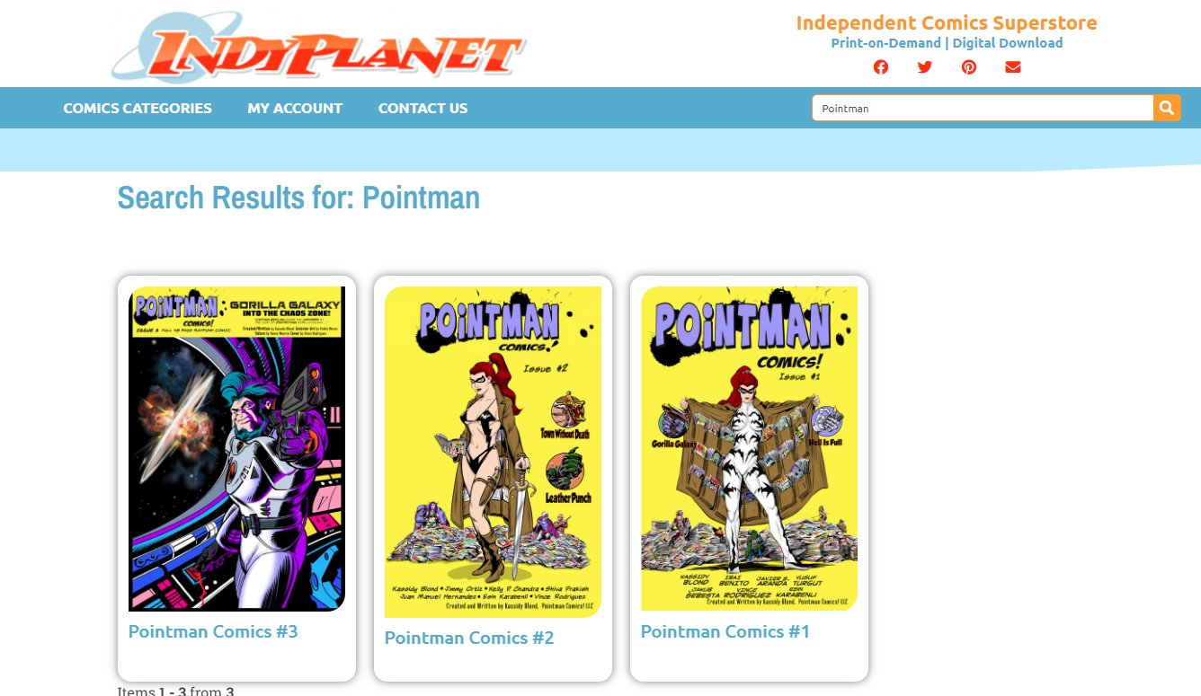 POINTMAN COMICS ISSUE 3 OUT NOW on Twitter: "Hey there! Heres are some ways to show support ...