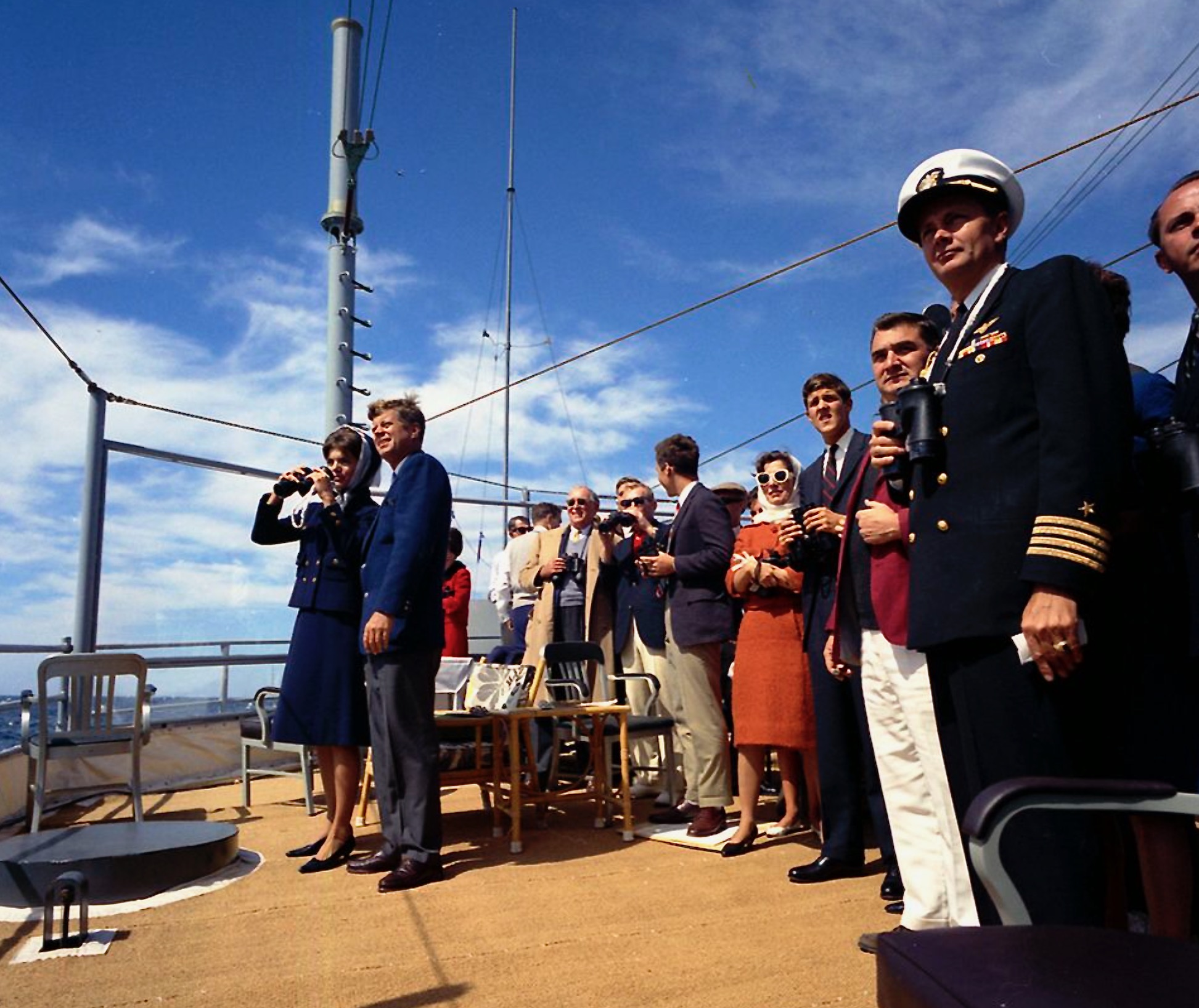 Michael Beschloss on Twitter: "FDR Jr., Jackie and JFK watch America's Cup, Newport, sixty years ...