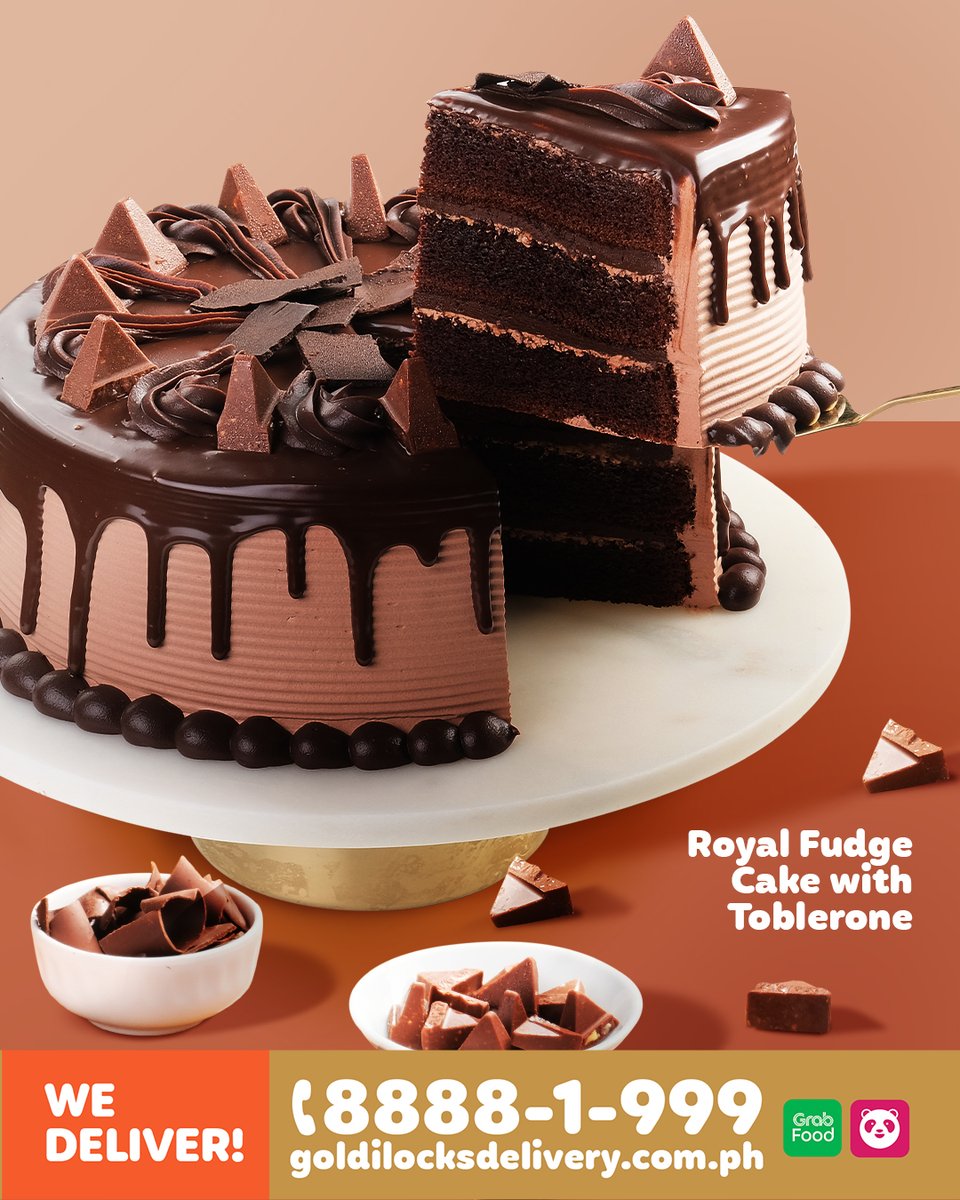 Goldilocks PH on Twitter: "CHOC this out! 😍 A choco-licious caramel cake, topped with creamy ...
