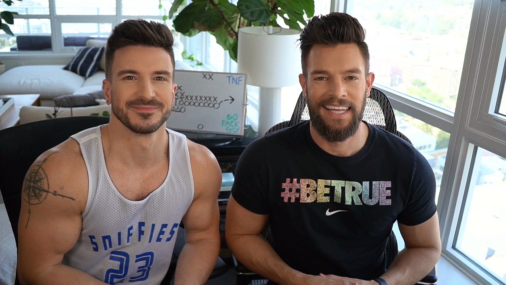 JustinPlus on Twitter: "two gays watching thursday night football on @twitch (for the butts ...