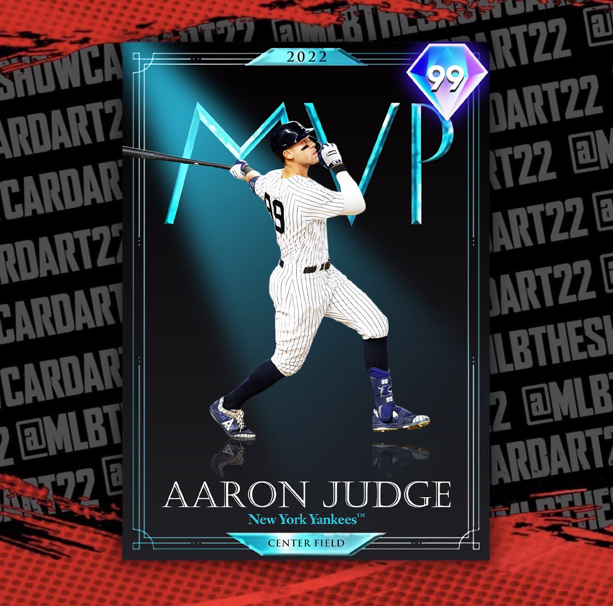 MLB The Show 22 Card Art on Twitter: "Two Superstars Two Amazing Seasons One MVP winner Who do ...