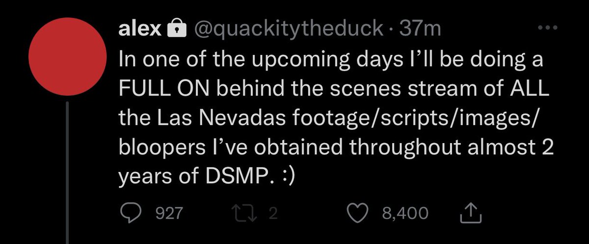 Lore Updates On Twitter Quackity Tweeted On His Priv That He Will