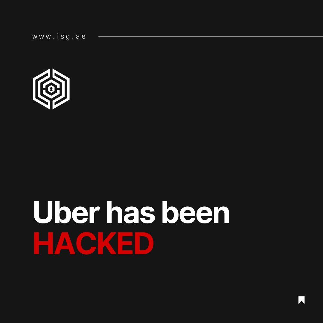 ISG on Twitter: "What we know about the alleged Uber hack as of now 🚨 https://t.co/TZkiStbY3u ...