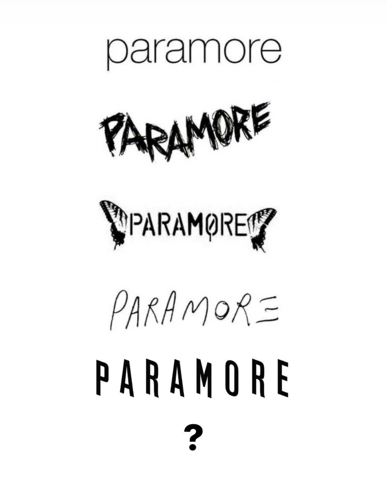 Paramore 2022 Logo