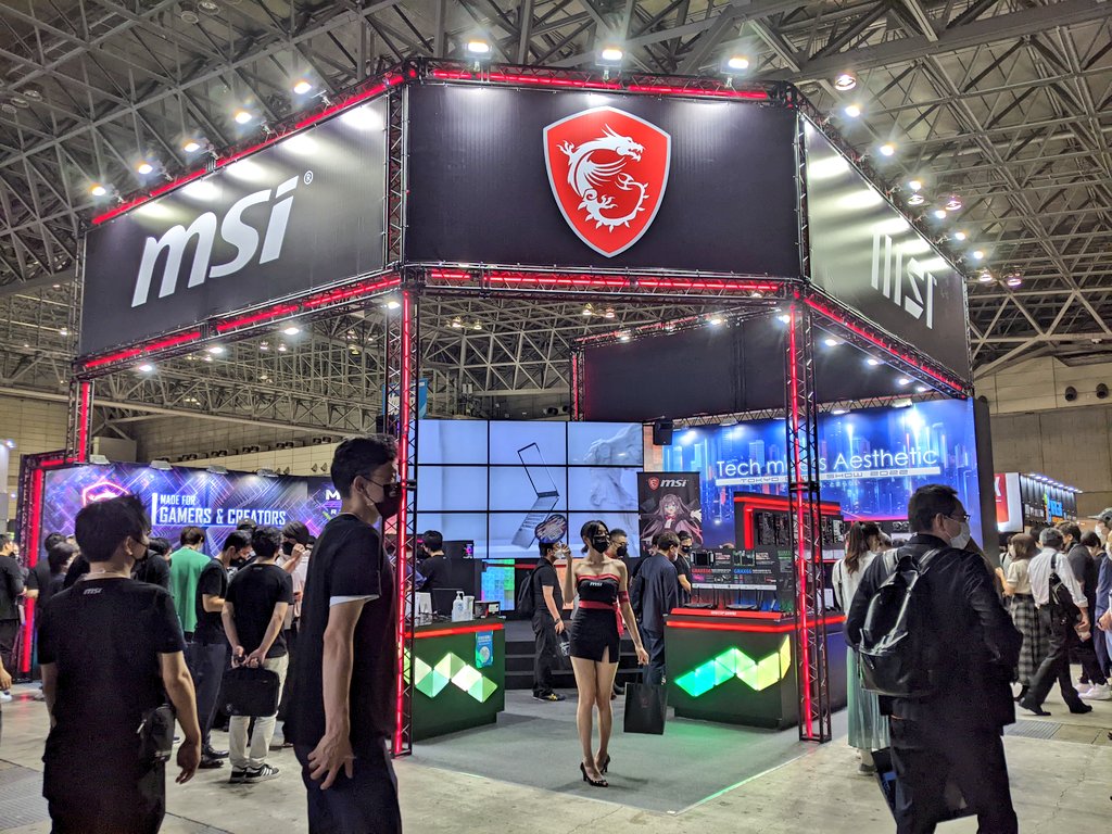 株式会社アスク＠11/5,6『ASK★FES 2022』開催！ on Twitter: "[ #TGS2022 会場レポート] まずは隣の #MSI さんのブースにお邪魔しました！ マザー ...