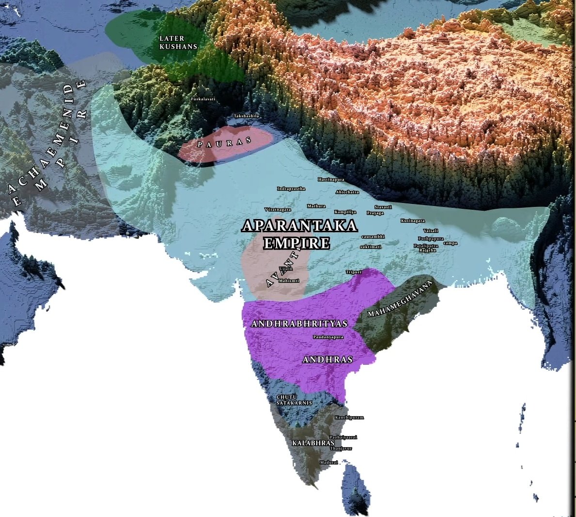 The Iron Pillar, King Chandra and the Aparantaka empire. According to ...