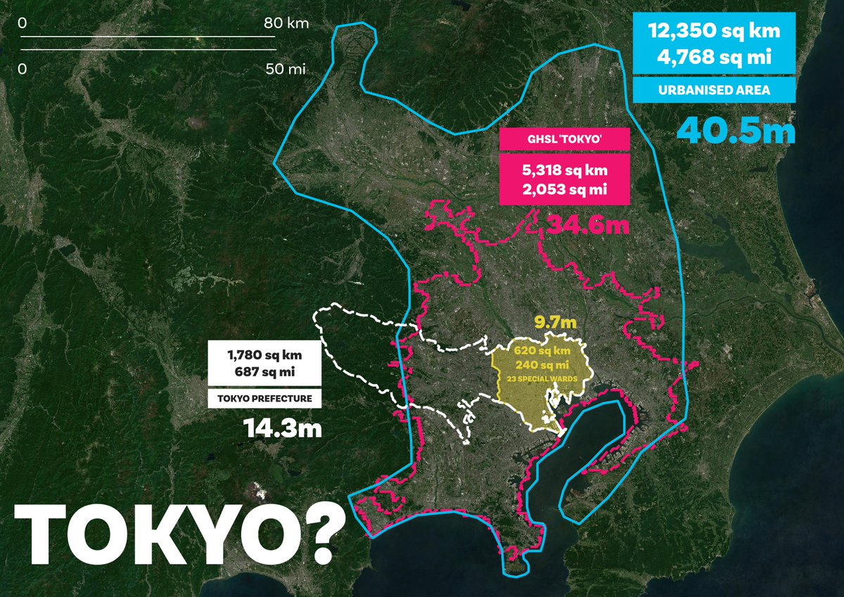 New blog on the population of Tokyo, which also a) uses Londons as a ...