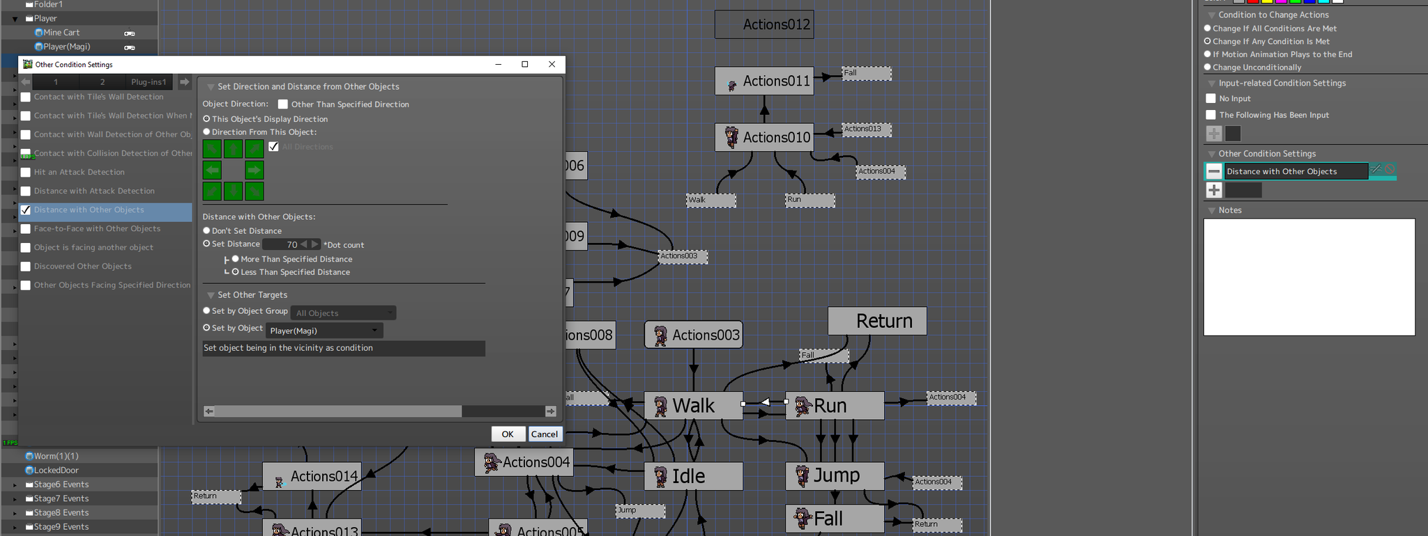 Pixel Game Maker MV on Twitter: "@Jaymonius The follower, Wicca, begins walking when the player ...