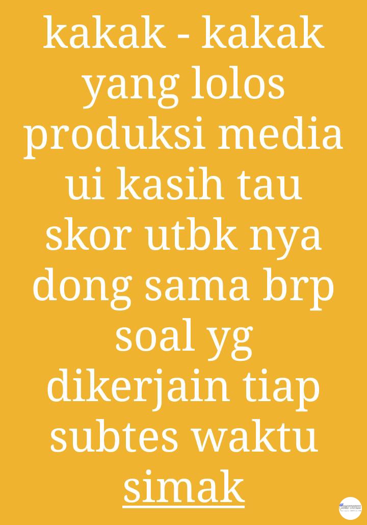 Use PTN! — SBMPTNFESS on Twitter: Use PTN! — SBMPTNFESS on Twitter: