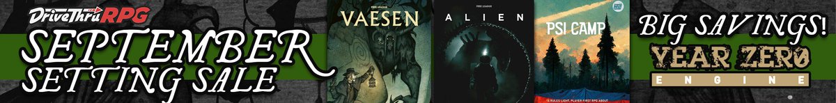 Year Zero Engine One Week Sale Save on ALIEN, Vaesen, Forbidden Lands ...