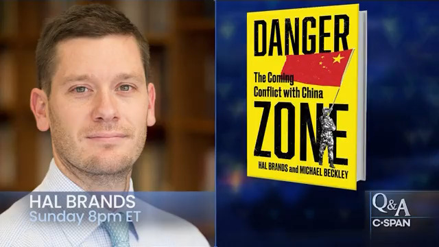 CSPAN on Twitter: "Q&A with @HalBrands, @SAISHopkins Professor and co-author of “Danger Zone ...