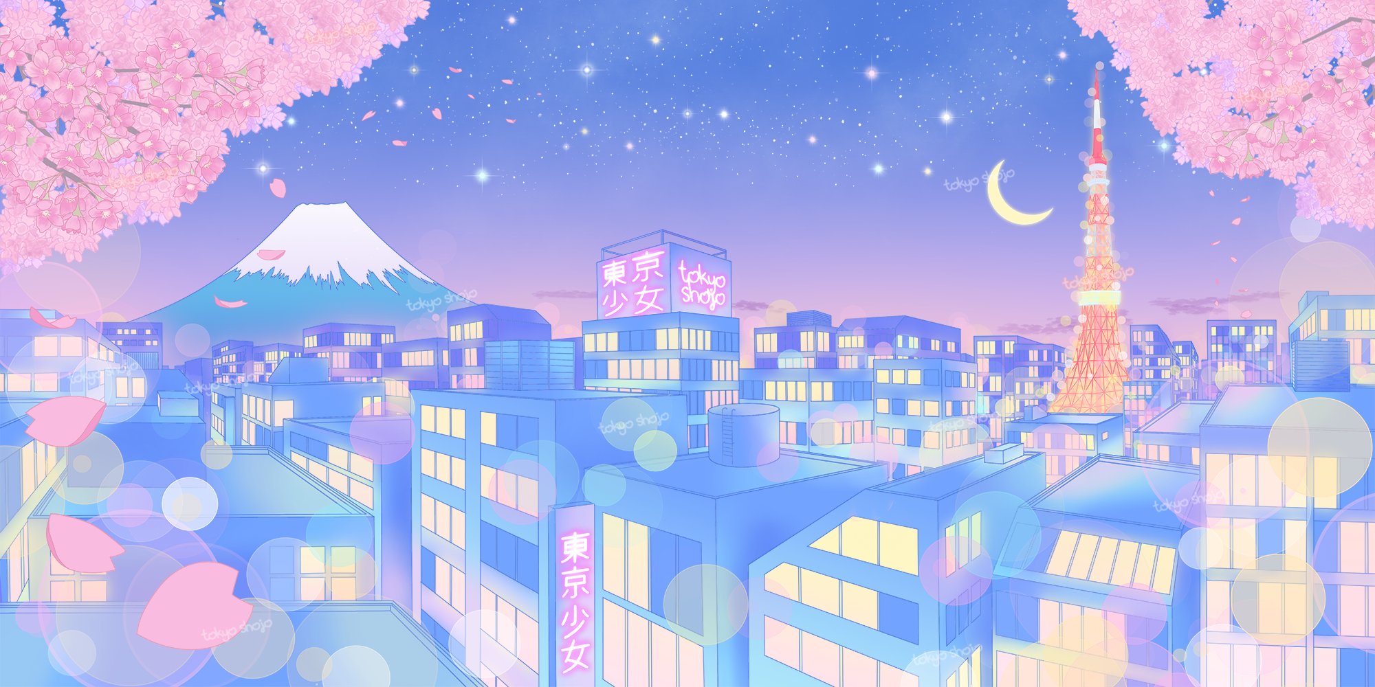 Tokyo Streetscapes Aesthetic Desktop Wallpaper, Anime, 60% OFF