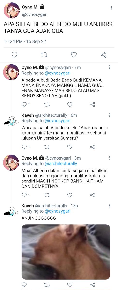 GABUNG KOMUNITAS FANFIC 📌 on Twitter: "au! cw // bxb , bl , ship , cyno x tighnari , cynonari ...