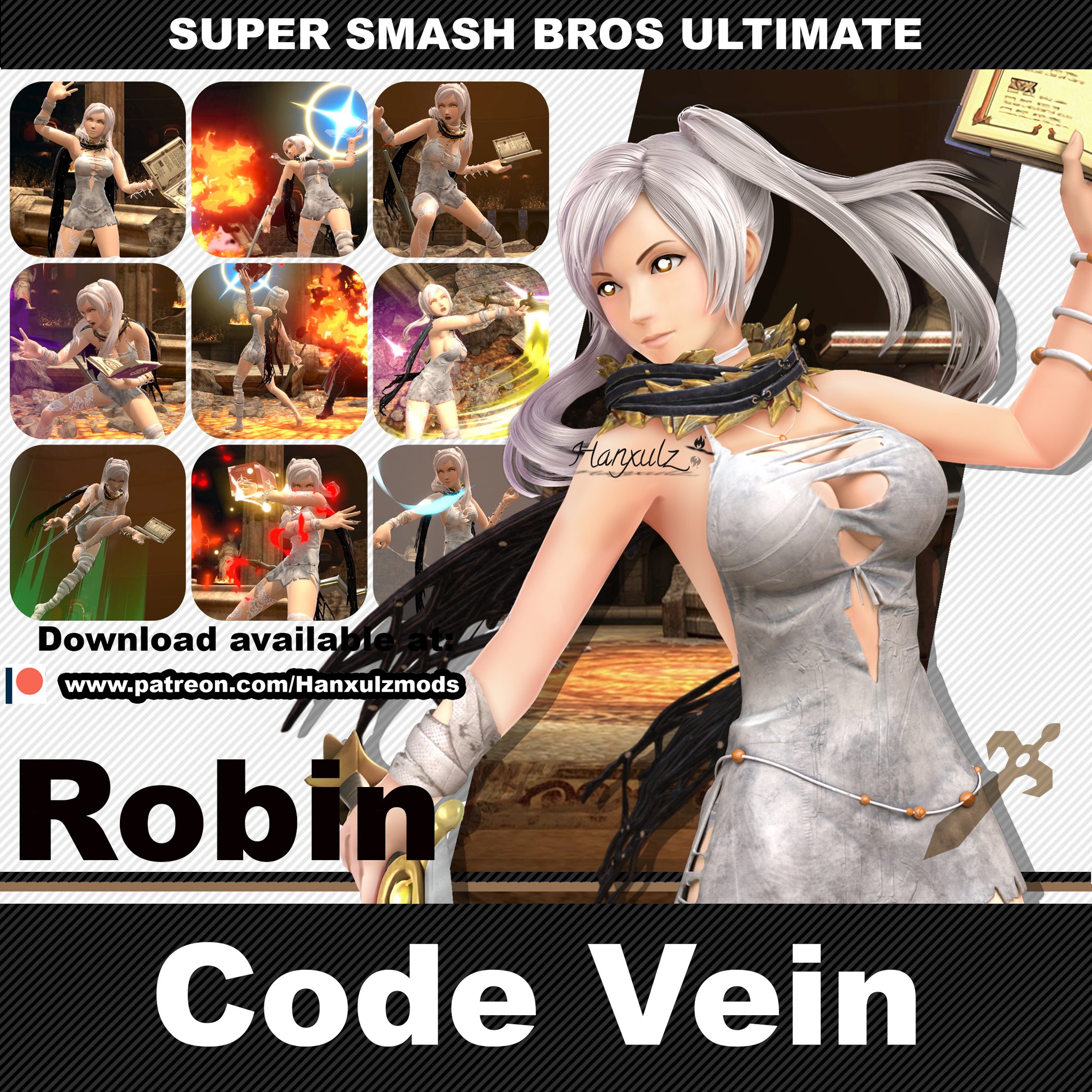 Hanxulz Ultimate Mods on Twitter: "SSBU Mod: F.Robin (Code Vein) Download Available here: https ...