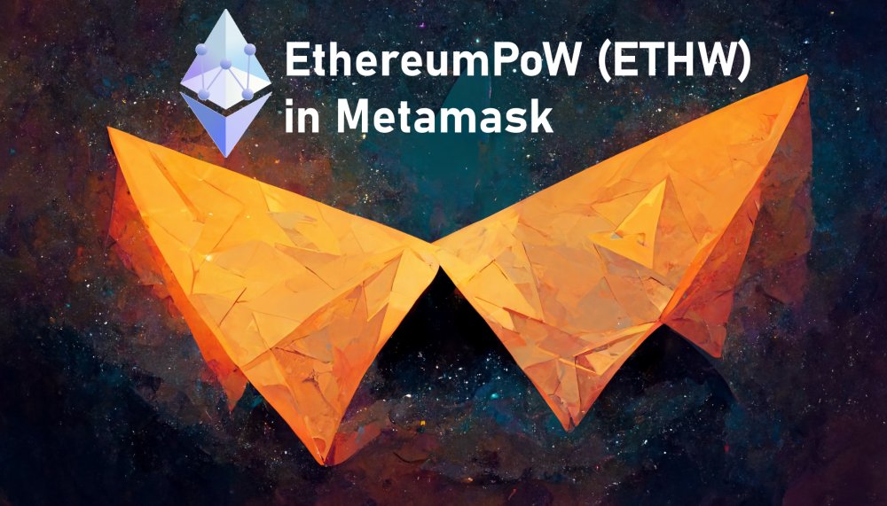 2Miners on Twitter: "How to Add Ethereum PoW (ETHW) Cryptocurrency Network to MetaMask Wallet ...
