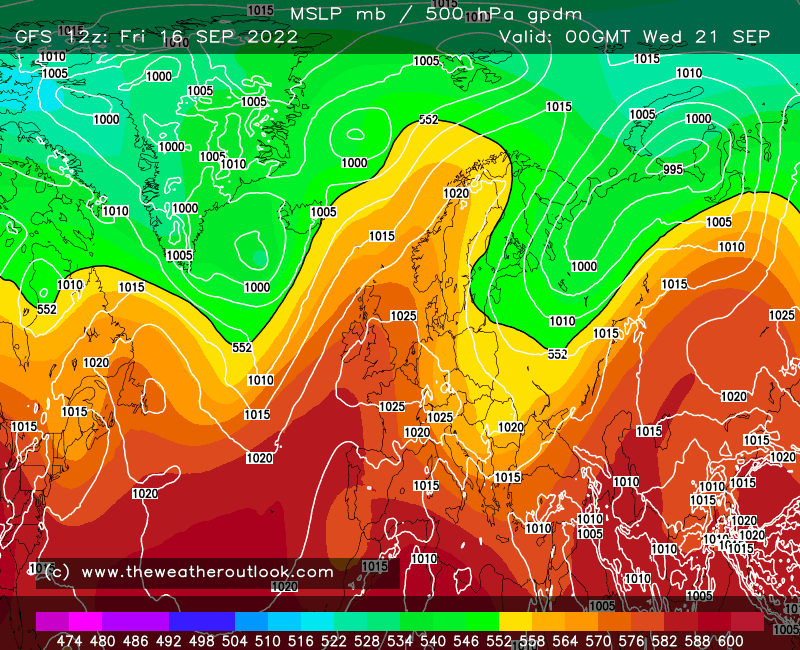 TheWeatherOutlook on Twitter: "High pressure well and truly back in control of the UK's weather ...
