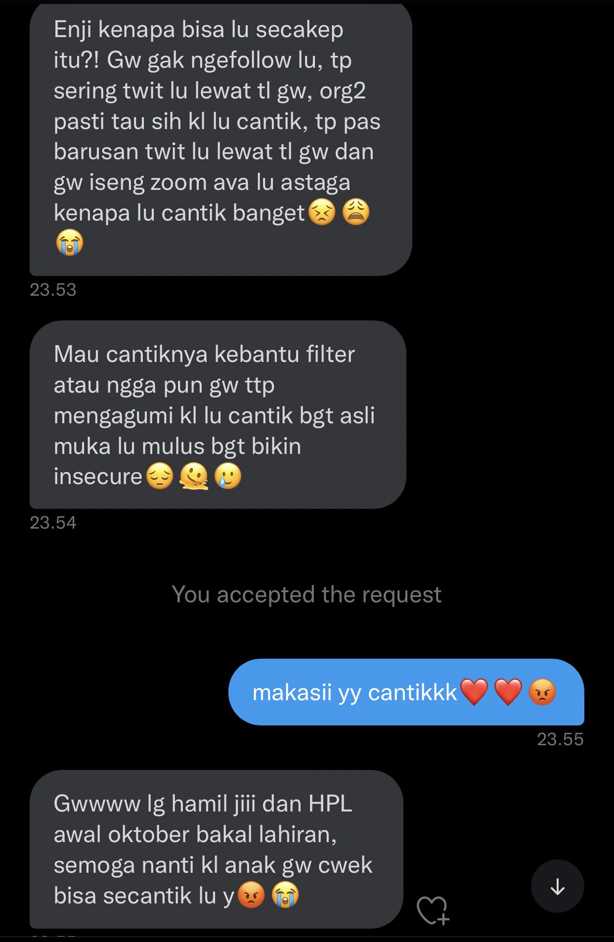 yoruu 😈 on Twitter: "lucu bgt doain dong semoga bumil ini calon anaknya super cantik, baik ...