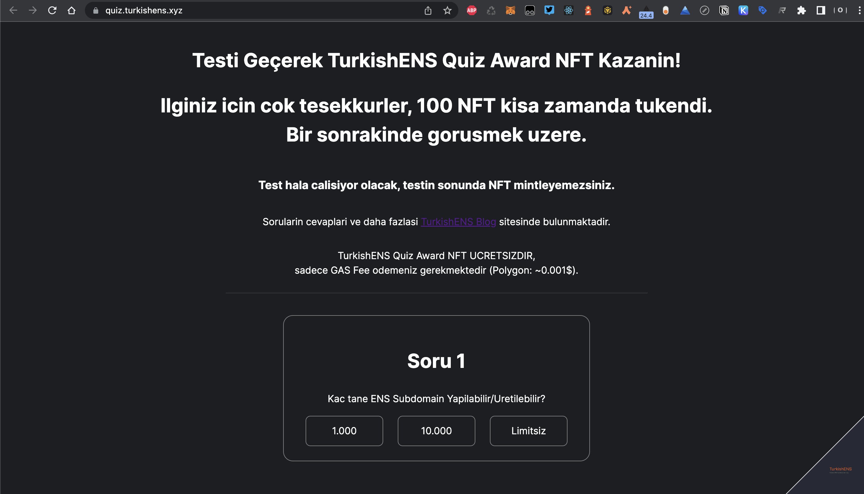 TurkishENS.eth (@TurkishENS) / Twitter