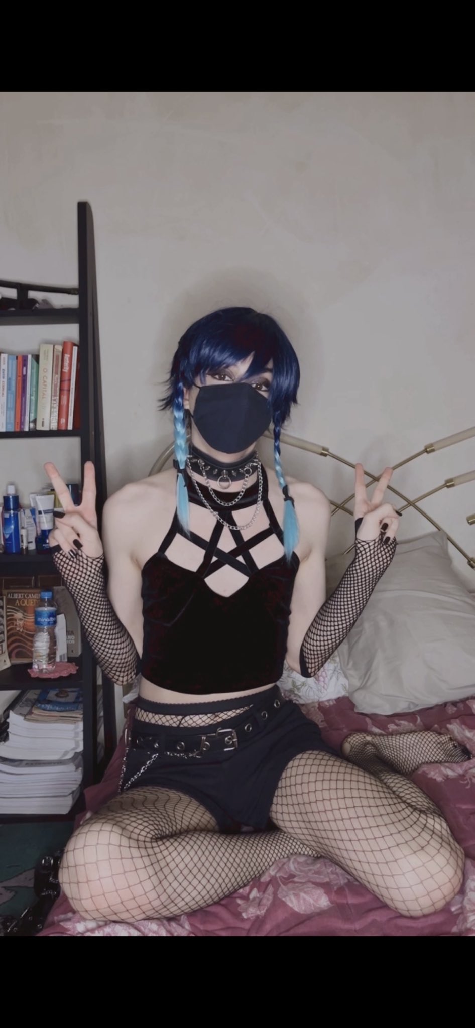 femboy_alma on Twitter: "So apparently it's femboy friday...so here's some more goth Venti 🖤🖤 ...