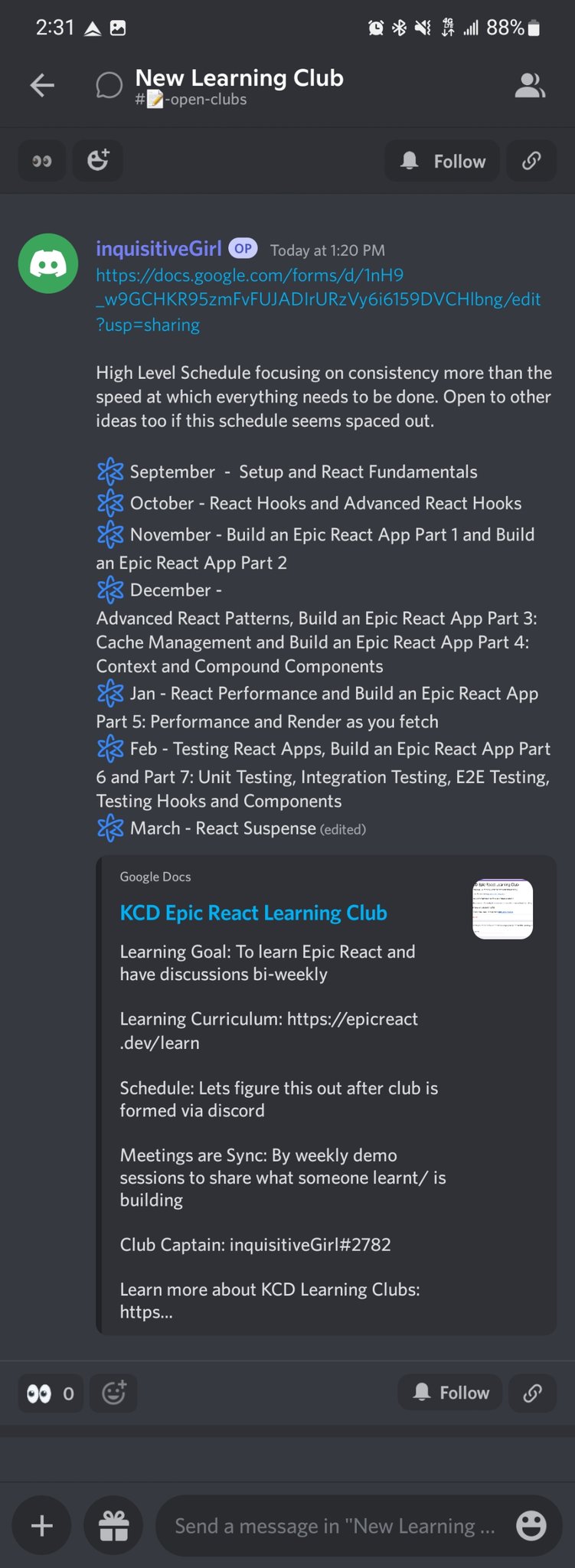 Kent C Dodds 🌌 On Twitter Weve Got A New Learning Idlwwcosmk Looking For