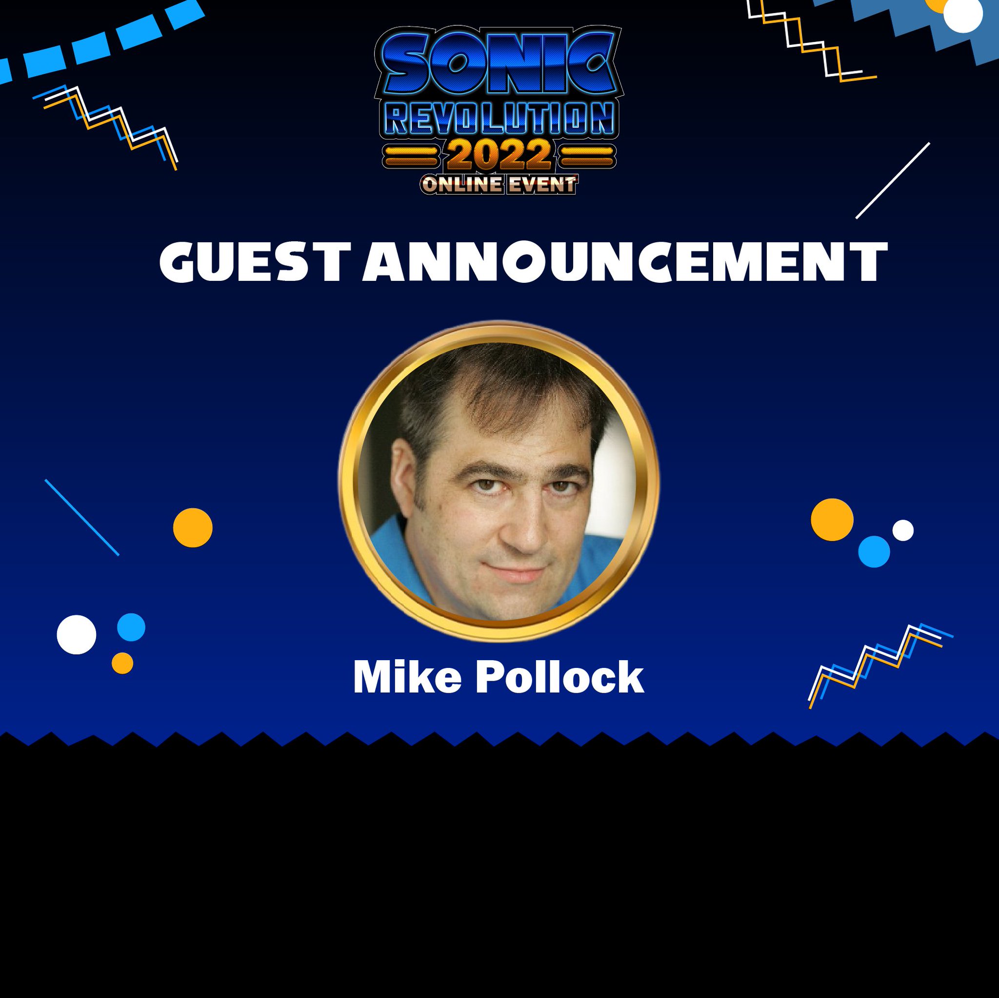 Sonic Revolution on Twitter: "Guest Announcement! Mike Pollock will be at Sonic Revolution 2022 ...