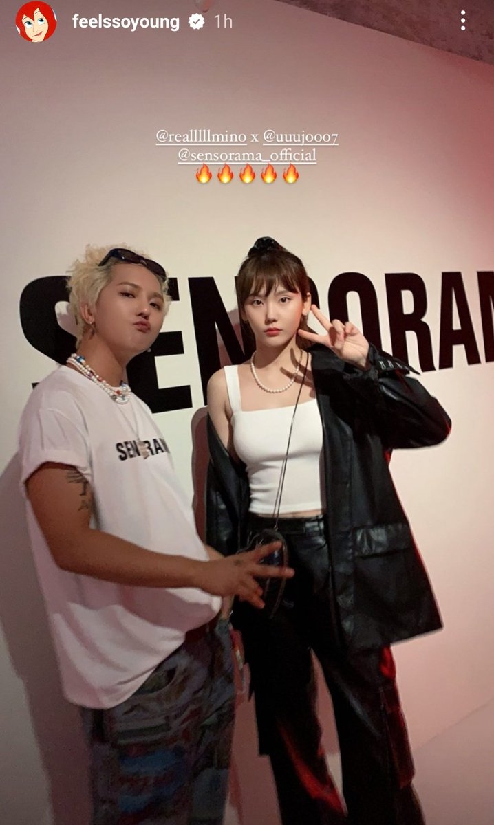 [‼️] Shim Soyoung (actress) IG story update with MINO at sensorama ️ https://t.co/8NoY0OnKH3 # ...