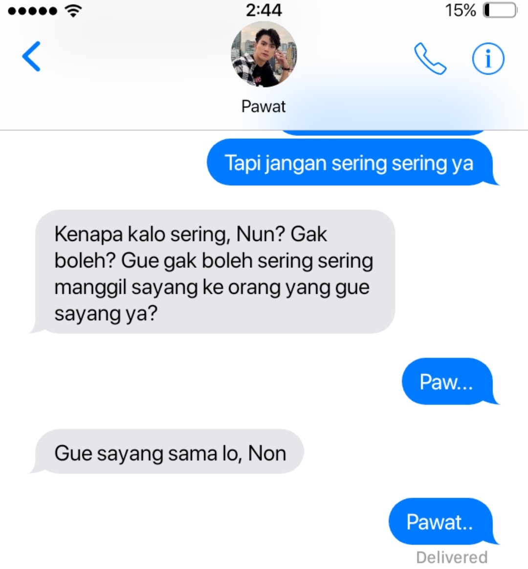 𝔸𝕔𝕙𝕒 🪐 OHMNON AU📌 on Twitter: "414. Gue sayang sama lo https://t.co/dU0MbtiFr9" / Twitter