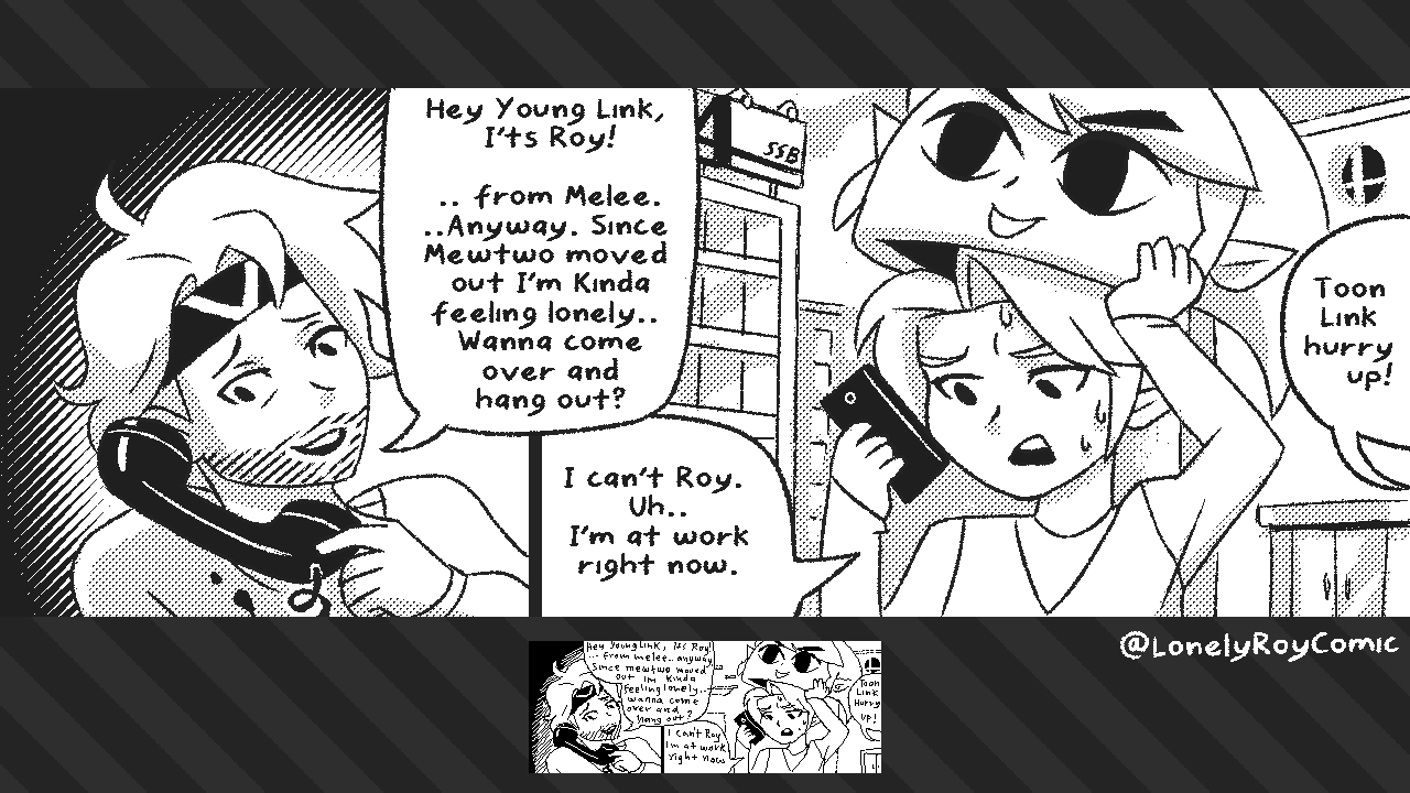 Archdan🎃 on Twitter: "RT @LonelyRoycomic: - Super Smash Bros comic - Lonely Roy Miiverse ...