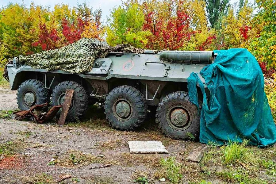 НГУ On Twitter На Чернігівщині виявили приховану броньовану техніку