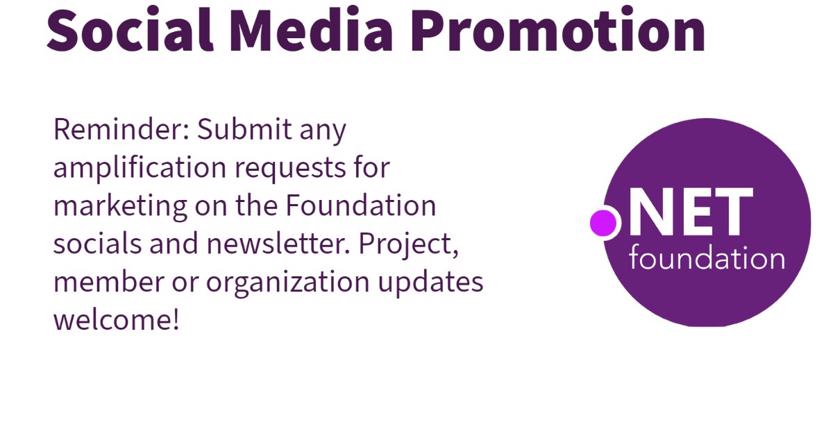 .NET Foundation (@dotnetfdn) / Twitter