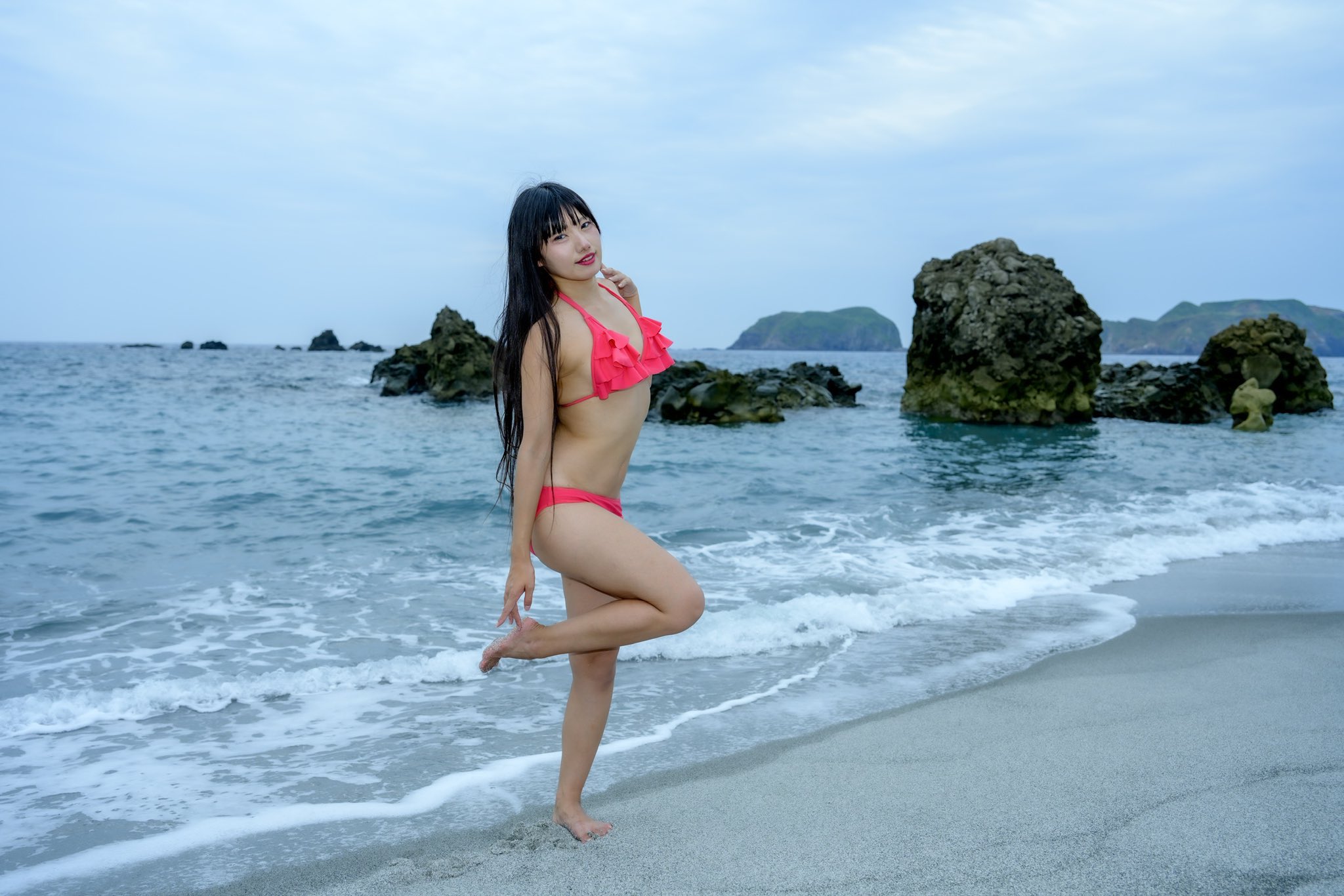 wasao🐶 on Twitter: "新島撮影報告5 ⁡ #秋元るい さん #秋元るいと新島へ #新島 #グラビア #水着 #つばさフォト #マシュマロ撮影会 #akimoto_rui ...