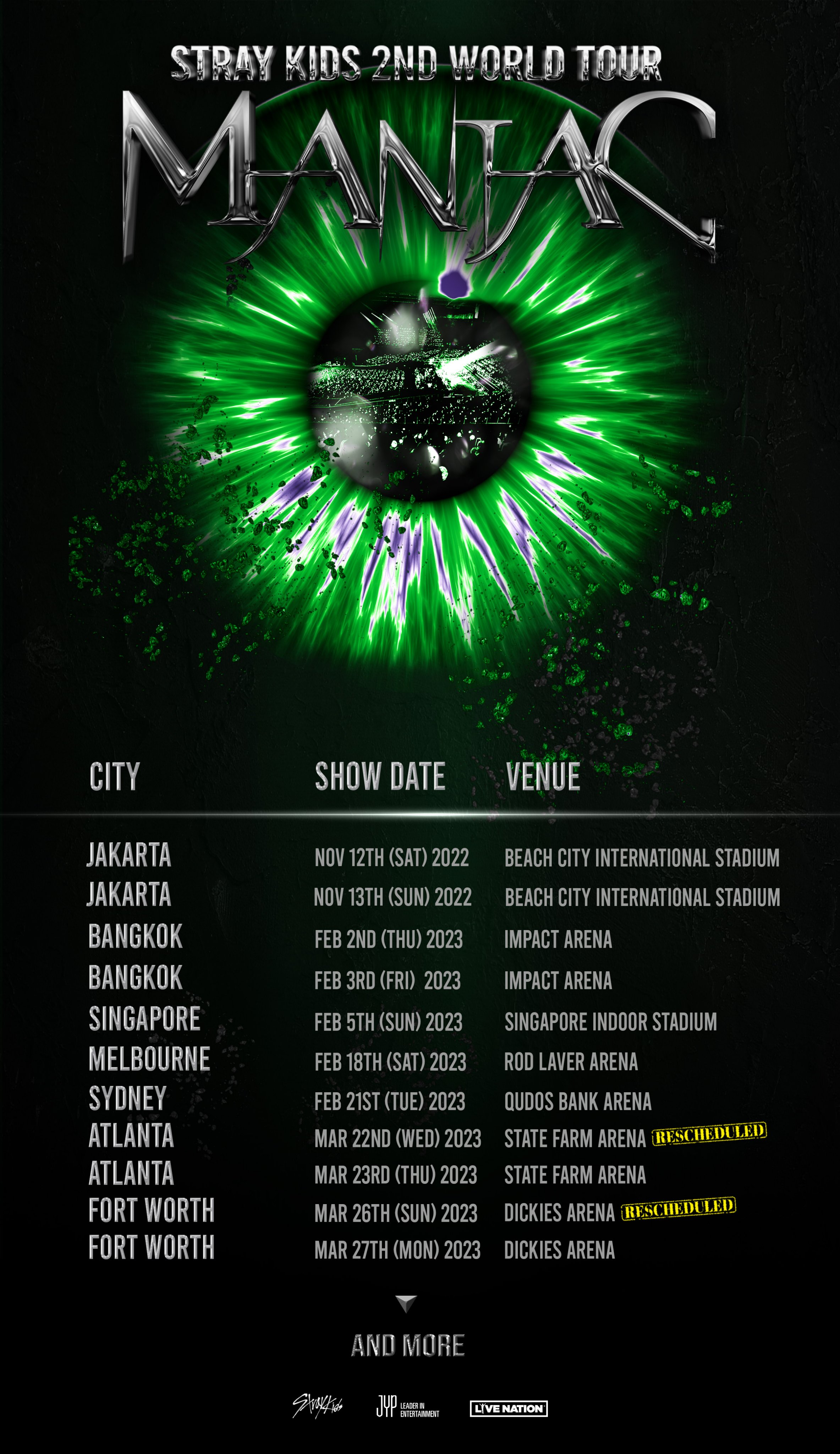 Stray Kids announce additional dates for MANIAC tour - Jakarta ... Stray Kids announce additional dates for MANIAC tour - Jakarta ...