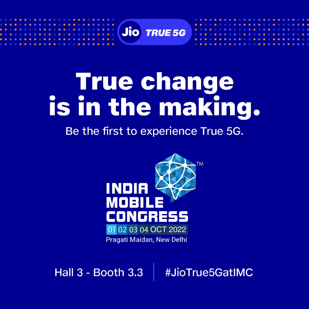 Reliance Jio on Twitter: "You are invited for the first Jio True 5G demonstration at India ...