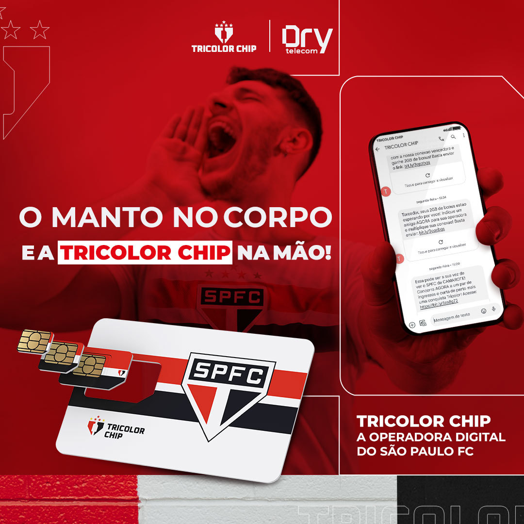 São Paulo FC on Twitter: "Você aí, já ativou o seu @tricolorchip? ️🤍🖤 👉 Quem é Tricolor Chip ...