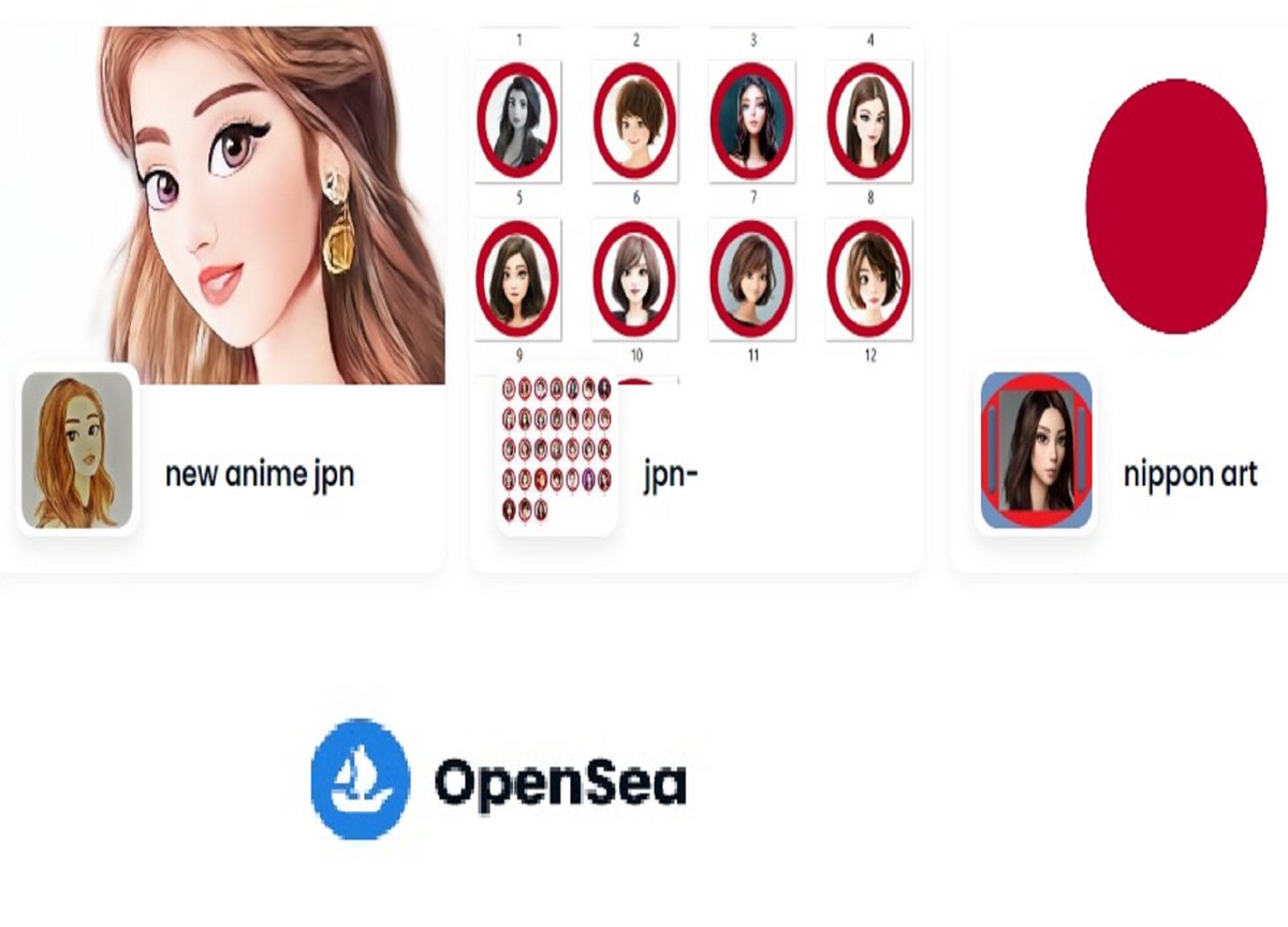 nippon art jpn- こんにちは on Twitter: "🔴 こんにちは hi 🔴 https://opensea.io/collection/jpn- https ...