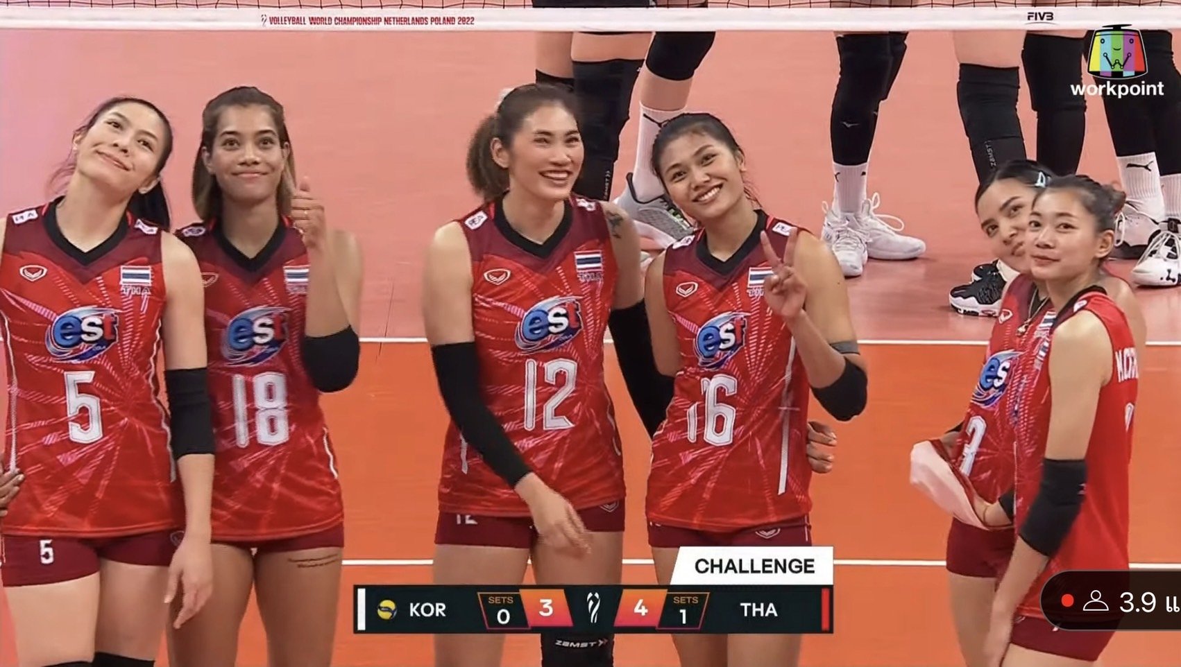 ช่อง Workpoint กด 23 on Twitter: "🏐🇹🇭 เชียร์นักตบสาวไทยให้ตบสนั่นโลก สู้ศึกวอลเลย์หญิงชิงแชมป์ ...