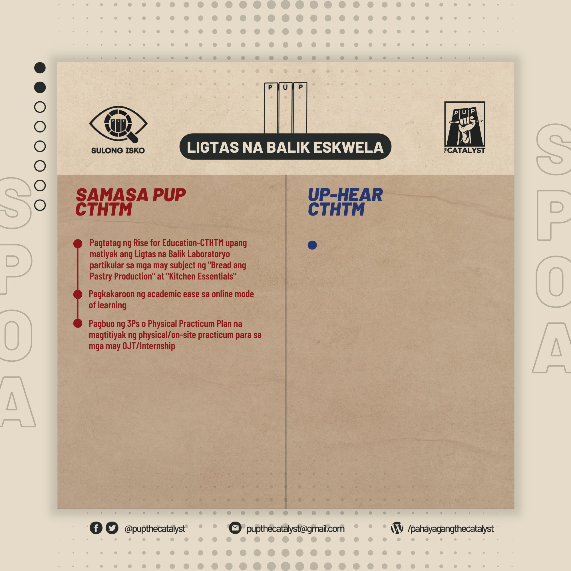 The Catalyst on Twitter: "Hinog ang mga batayan ng mga iskolar ng bayan sa samu’t-saring isyung ...