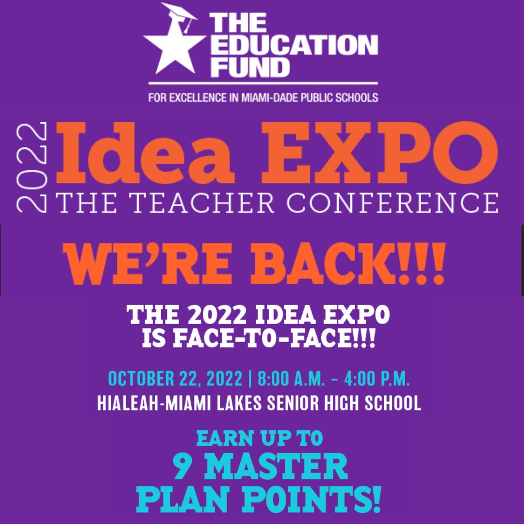 The Education Fund On Twitter The 2022 Idea EXPO Is Back Join Us On the-education-fund-on-twitter-the-2022-idea-expo-is-back-join-us-on